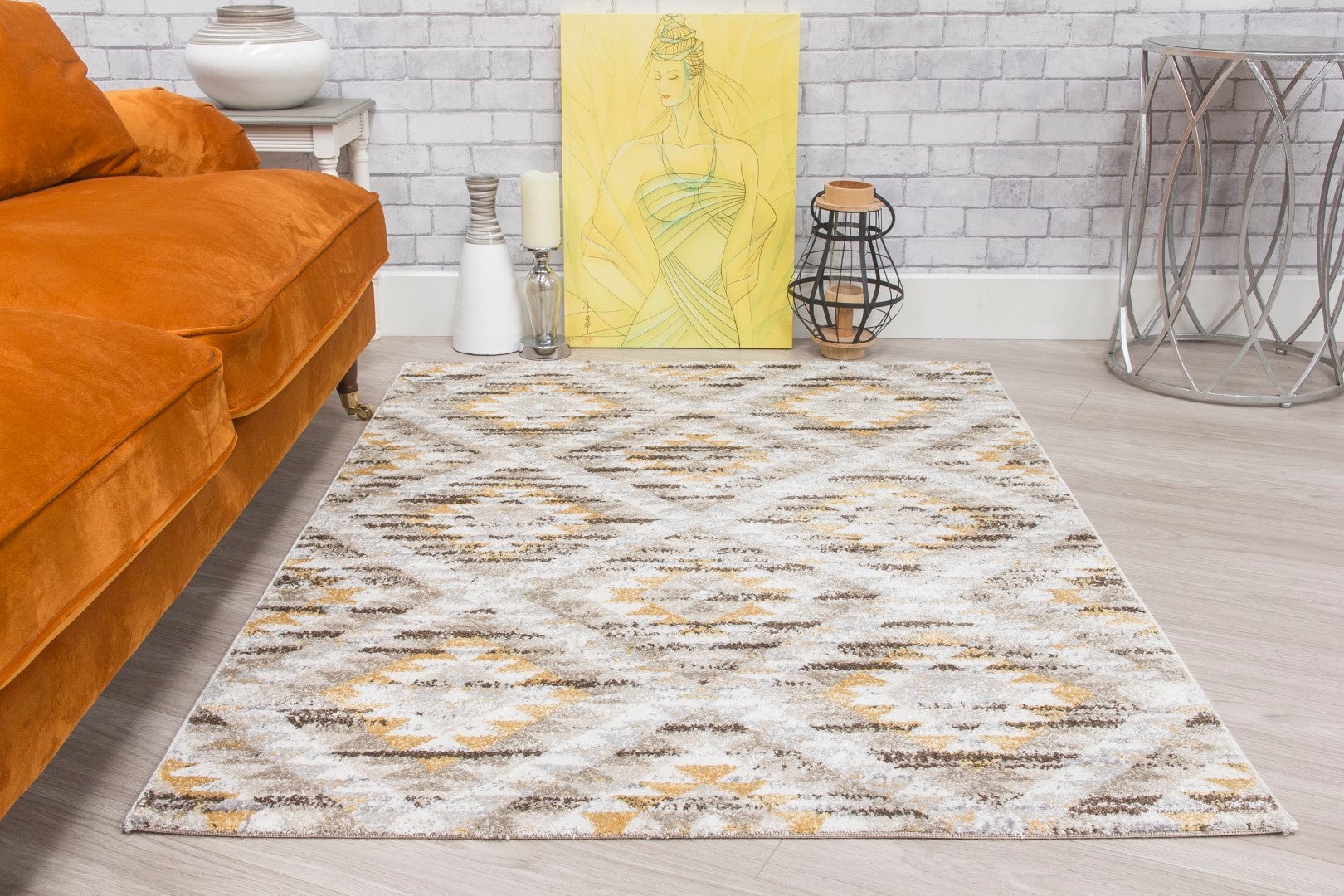 Ardenne Rug Azteca - Ochre – SuperRugStore