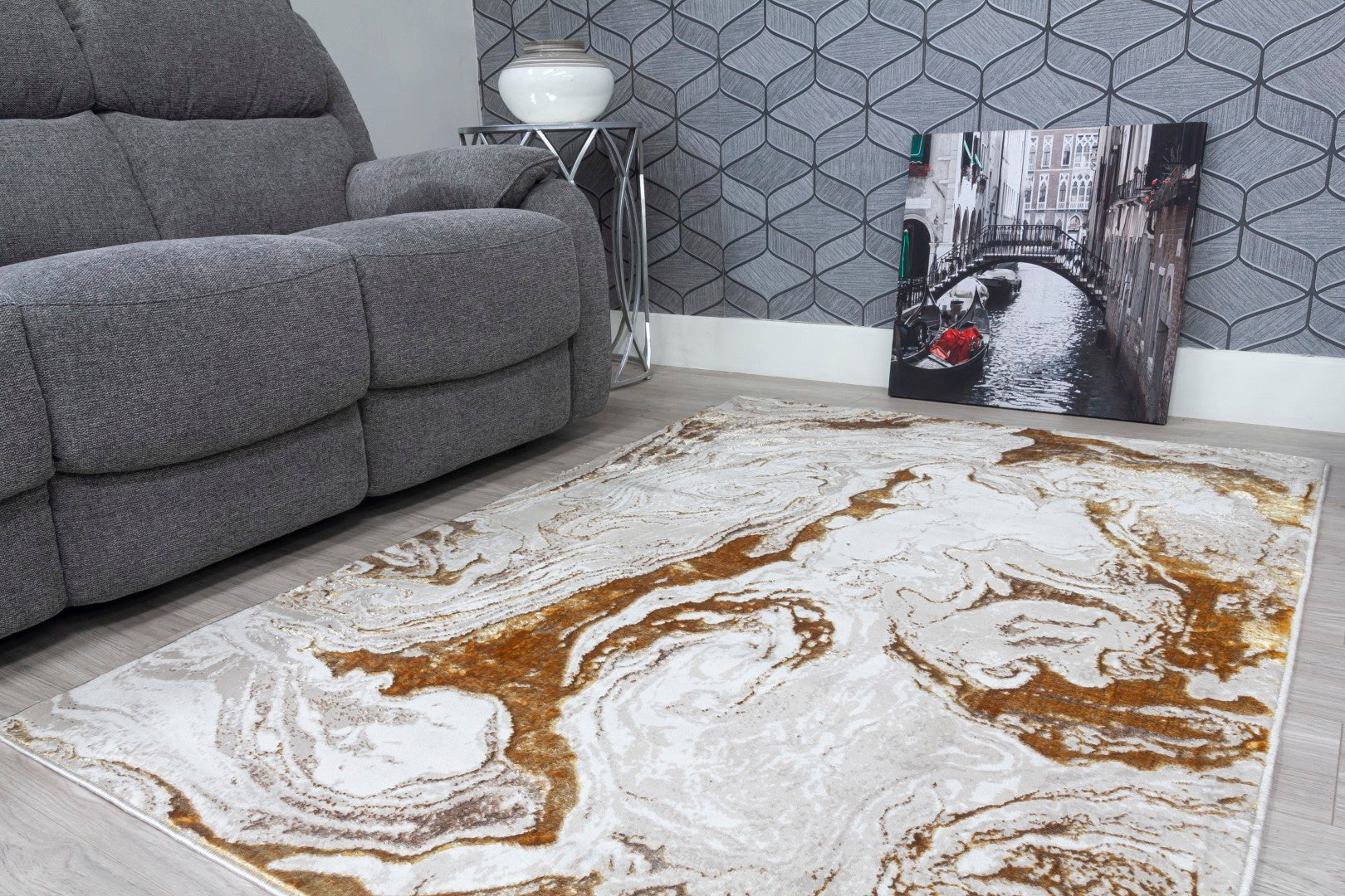 Boutique Rug Range - Vivid - Ochre – SuperRugStore