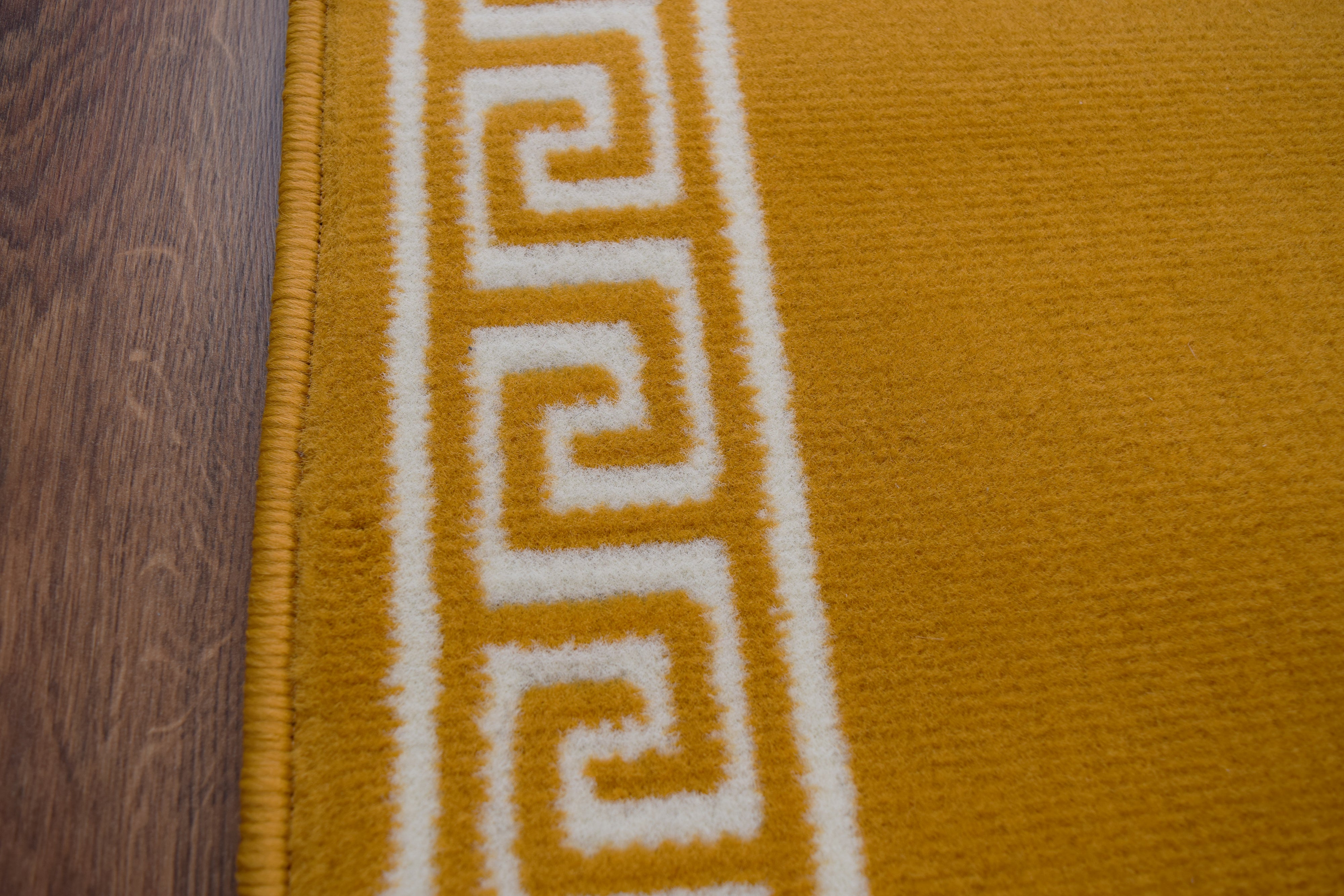 Made To Measure Luna Greek Key - Gold – SuperRugStore